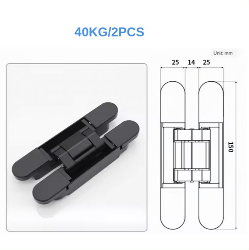 Adjustable 3D Hinges Soft Closing 180 Degree Concealed Door Hinge Invisible Hinge – Phoenix Hardware